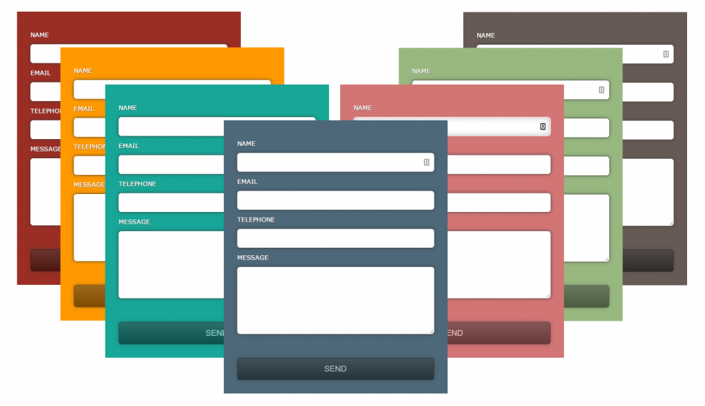Pure CSS3 And HTML Web Form Design